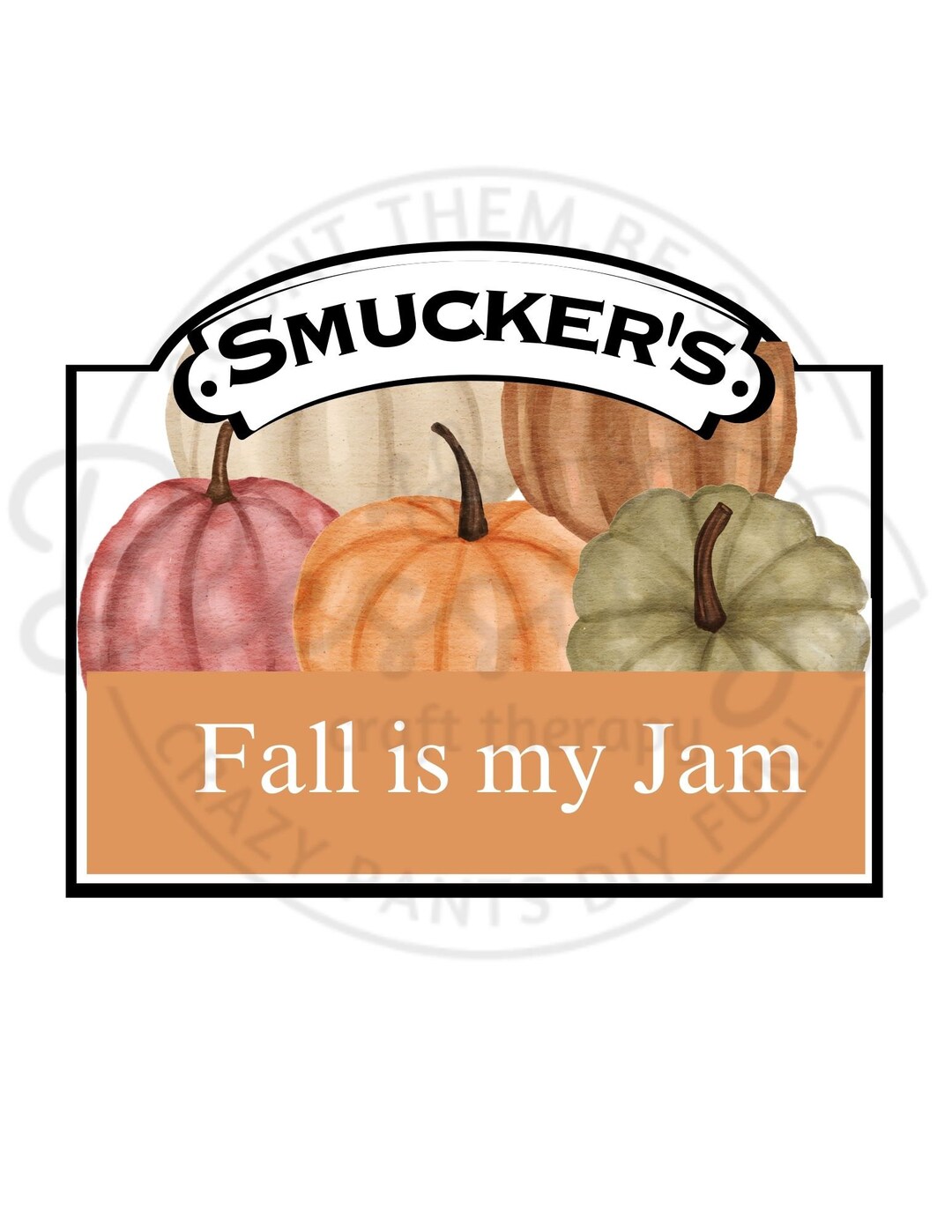 Fall is My Jam. Printable Jam Label. Printable PDF Jam Labels ...