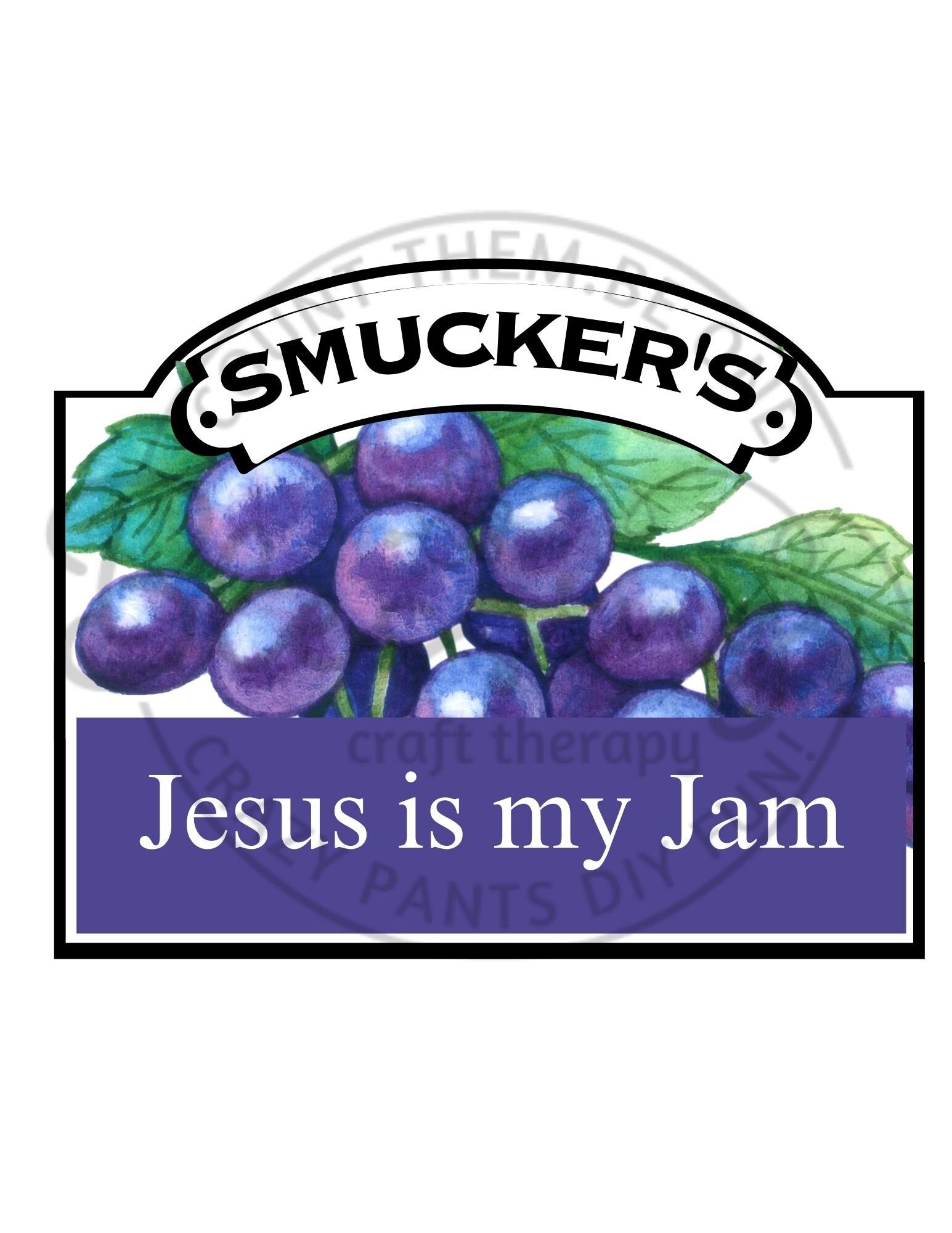 Jesus is My Jam. Printable Jam Label. Printable PDF Jam Labels ...