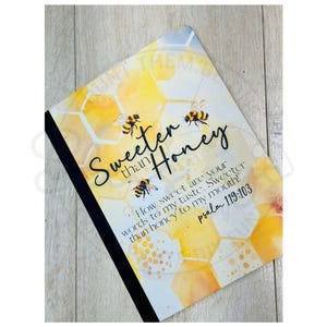 Psalm 119:103 "sweeter Than Honey" Bees & Honey Comb Printable PDF ...