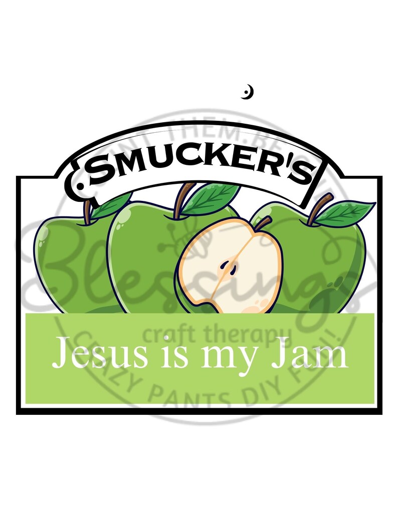 Jesus is My Jam. Printable Jam Label. Printable PDF Jam Labels ...