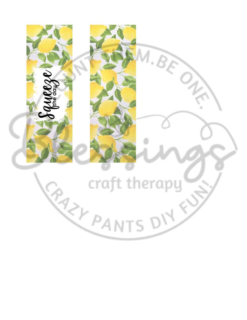 Squeeze the Day Lemon Theme Printable PDF Composition Notebook Graphic ...