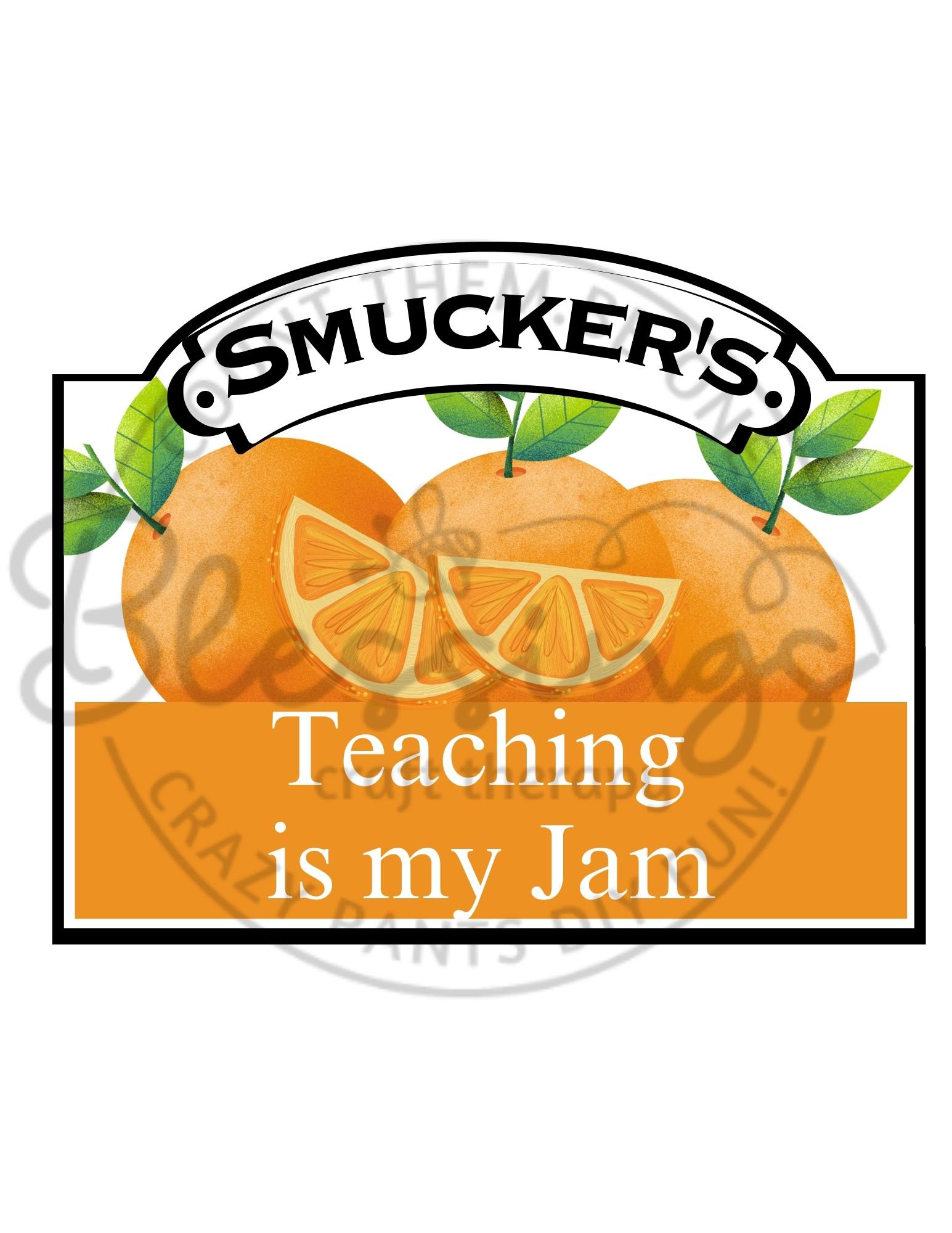 Teaching is My Jam. Printable Jam Label. Printable PDF Jam Labels ...