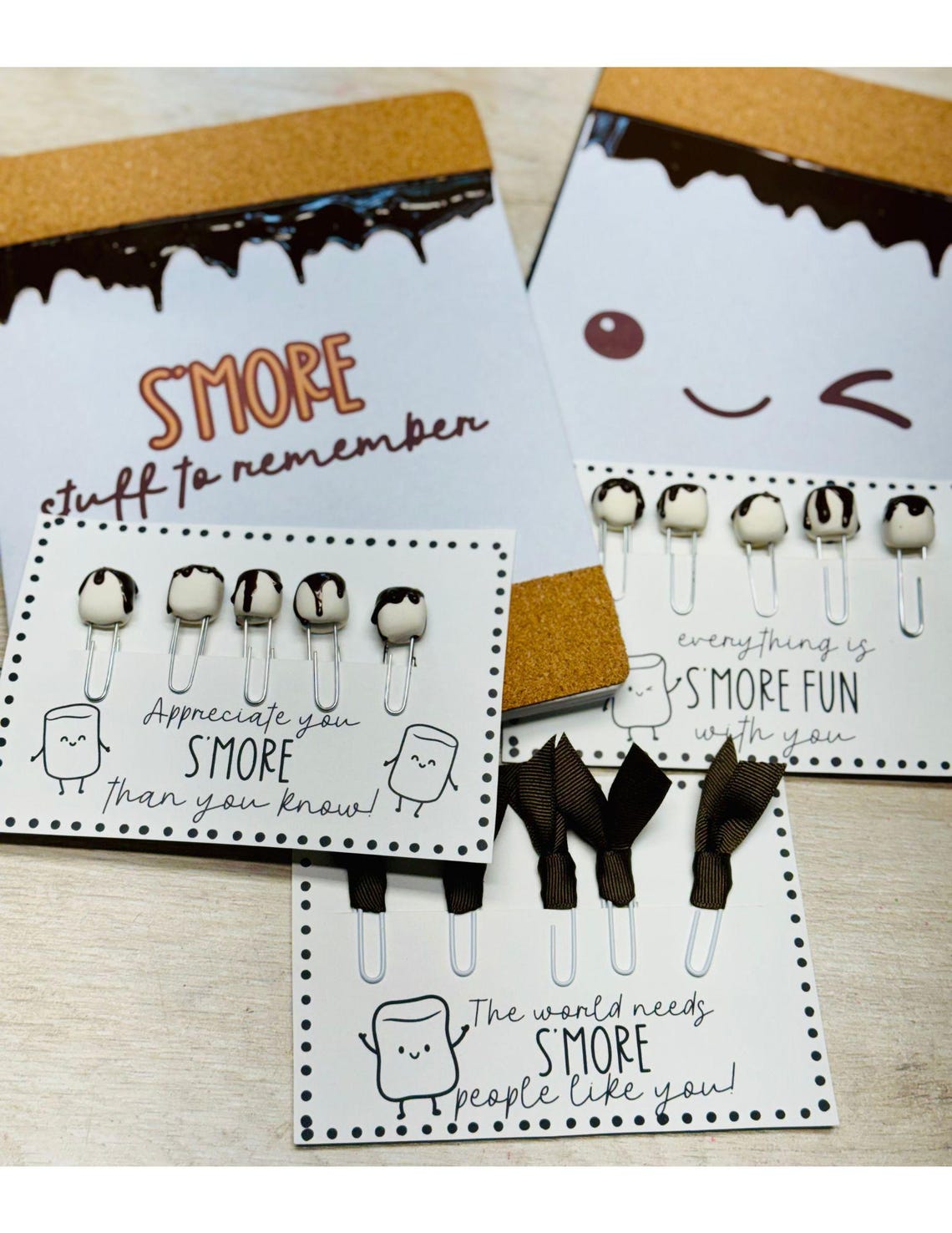 Printable Paperclip Bookmark Gift Card. Teacher Appreciation. S'MORE ...