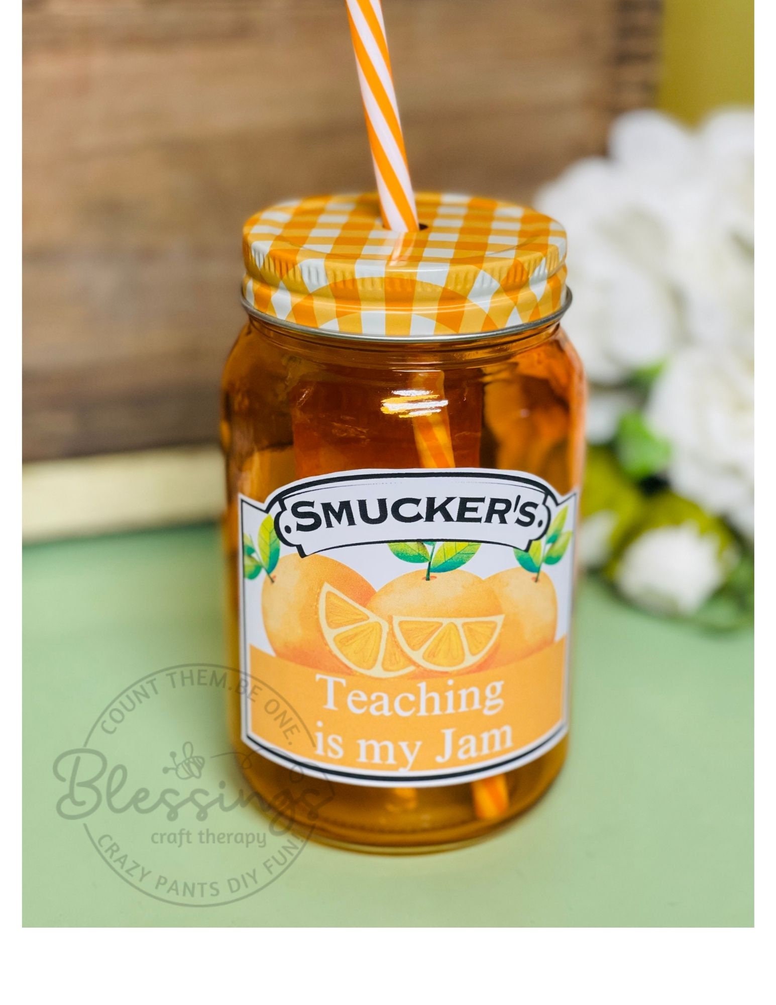 Teaching is My Jam. Printable Jam Label. Printable PDF Jam Labels ...