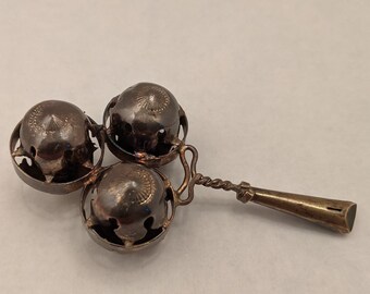 Vintage Baby Rattle - Etsy