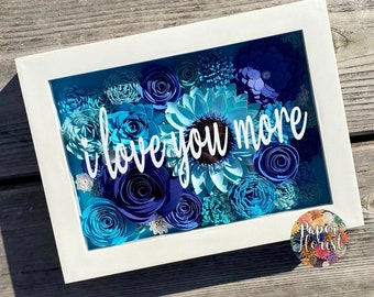 I Love You Shadow Box - Etsy