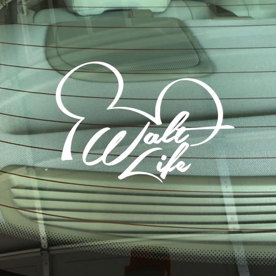 Disney Walt Life Car Decal - Etsy