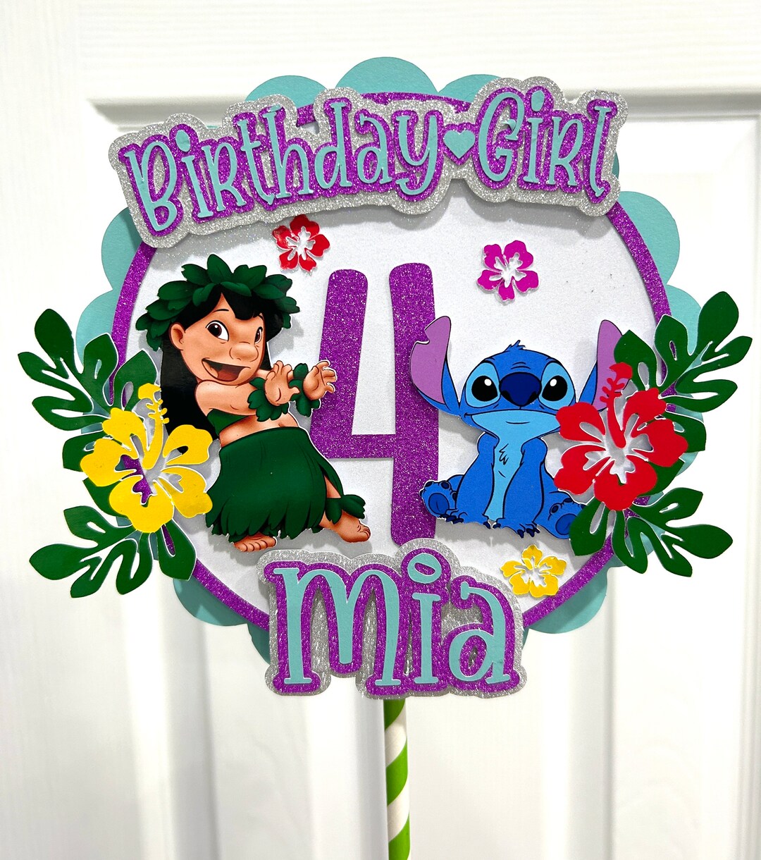 Lilo and Stitch Cake Topper, Stitch Cake Topper, Lilo Cake Topper - Etsy