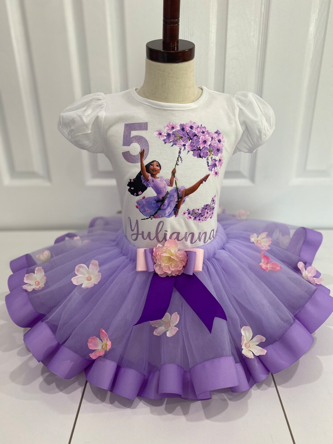 Cute Isabella Encanto Tutu Set, Disney Princess Isabella Tutu Set ...