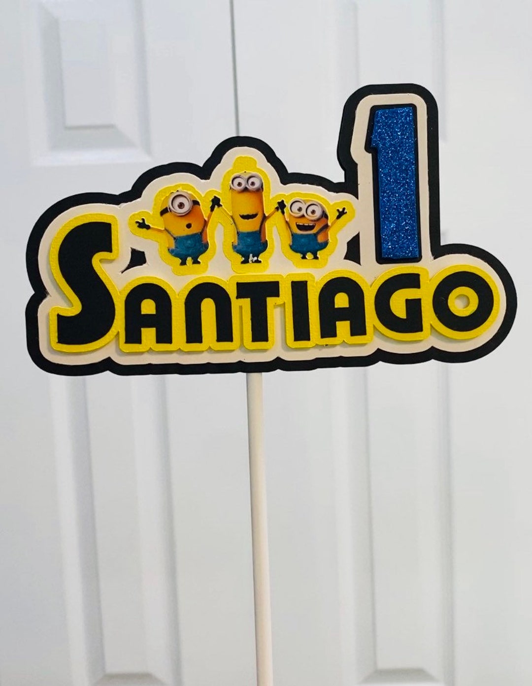 3D Minions Cake Topper, Personalized Minions Cake Toppers, Minions ...