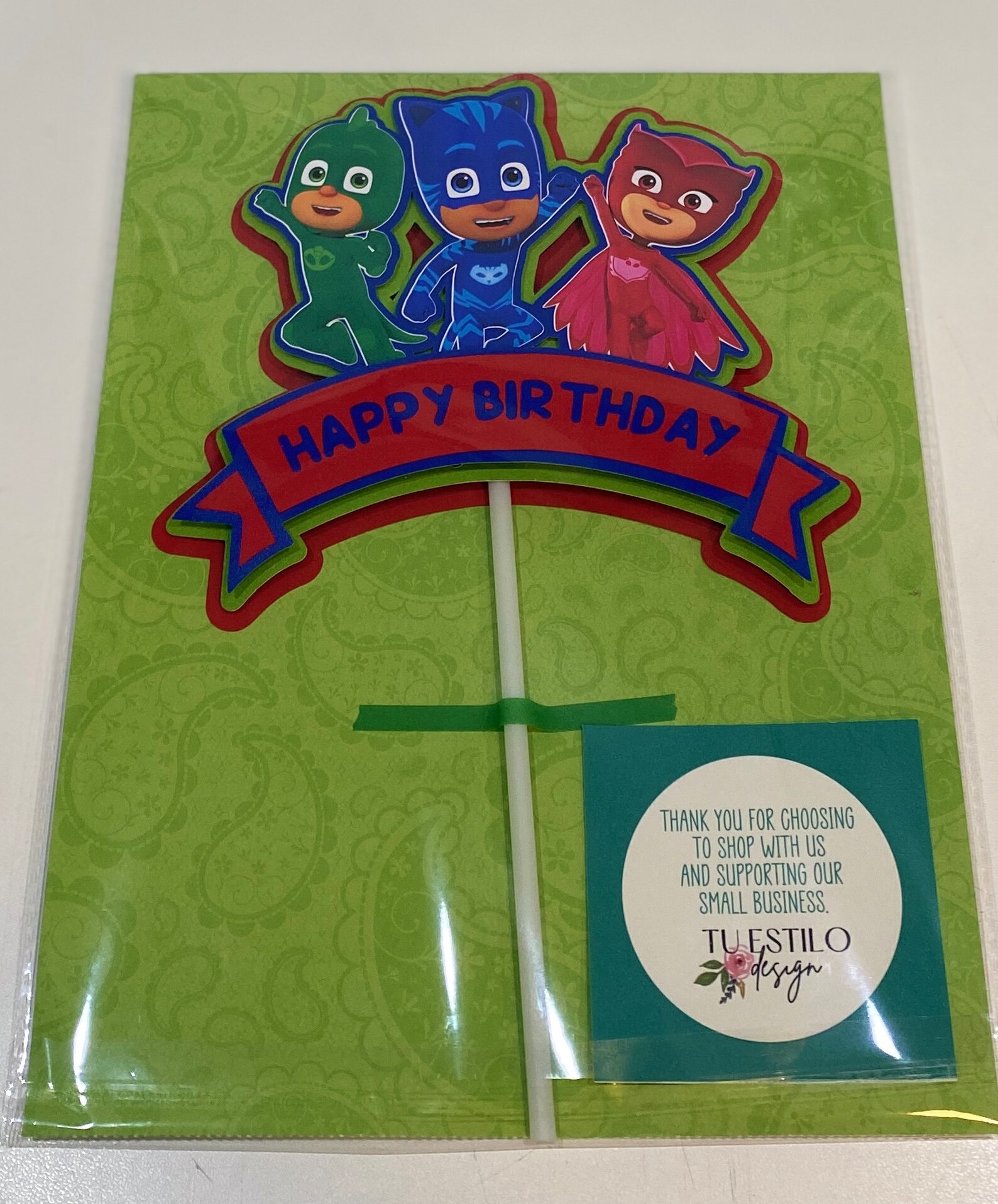 Cute PJ Mask Cake Topper Catboy Cake Topper Owlette Cake - Etsy