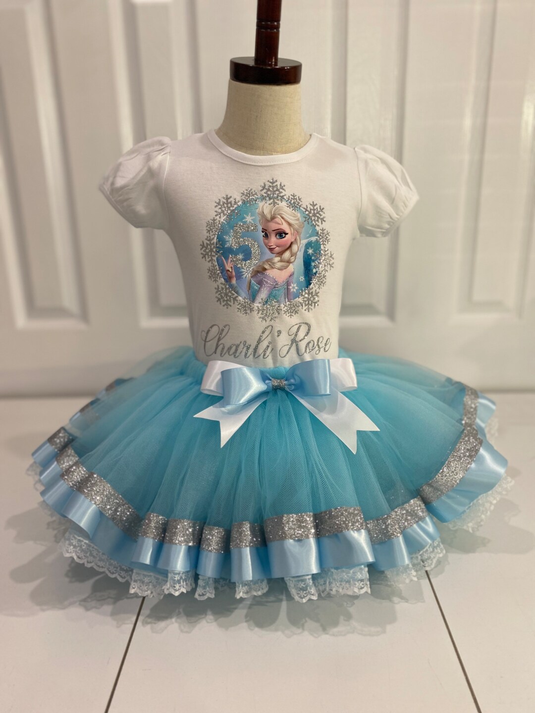 Beautiful Frozen Tutu Set, Elsa Birthday Girl Outfit, Frozen Birthday ...