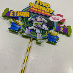3D Buzz Lightyear Shaker Cake Topper, Personalized Buzz Lightyear Cake ...
