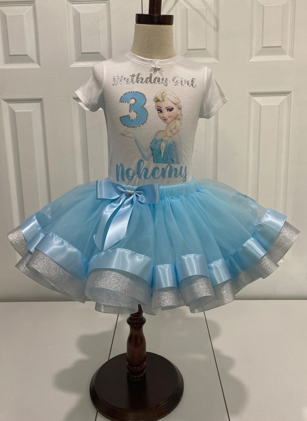 Beautiful Elsa Tutu Set, Elsa Birthday Girl Outfit, Frozen Birthday ...