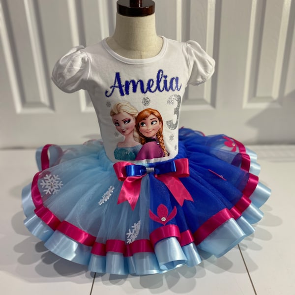Elsa Tutu Dress - Etsy