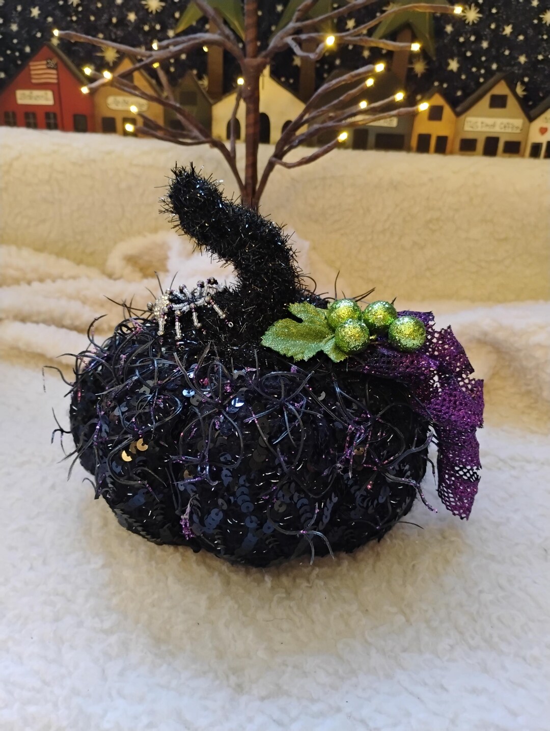 Embellished Halloween Pumpkin - Etsy