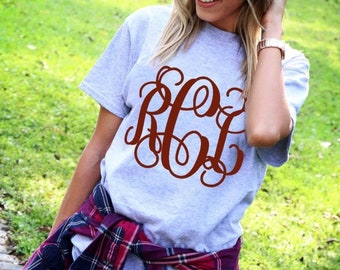 Monogrammed shirts | Etsy