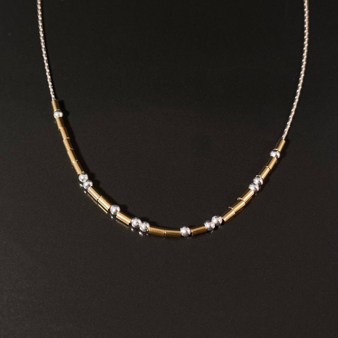 Name Necklace. Personalized Morse Code Necklace. Custom Words - Etsy