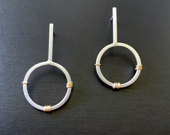 Short Post Earrings - Etsy