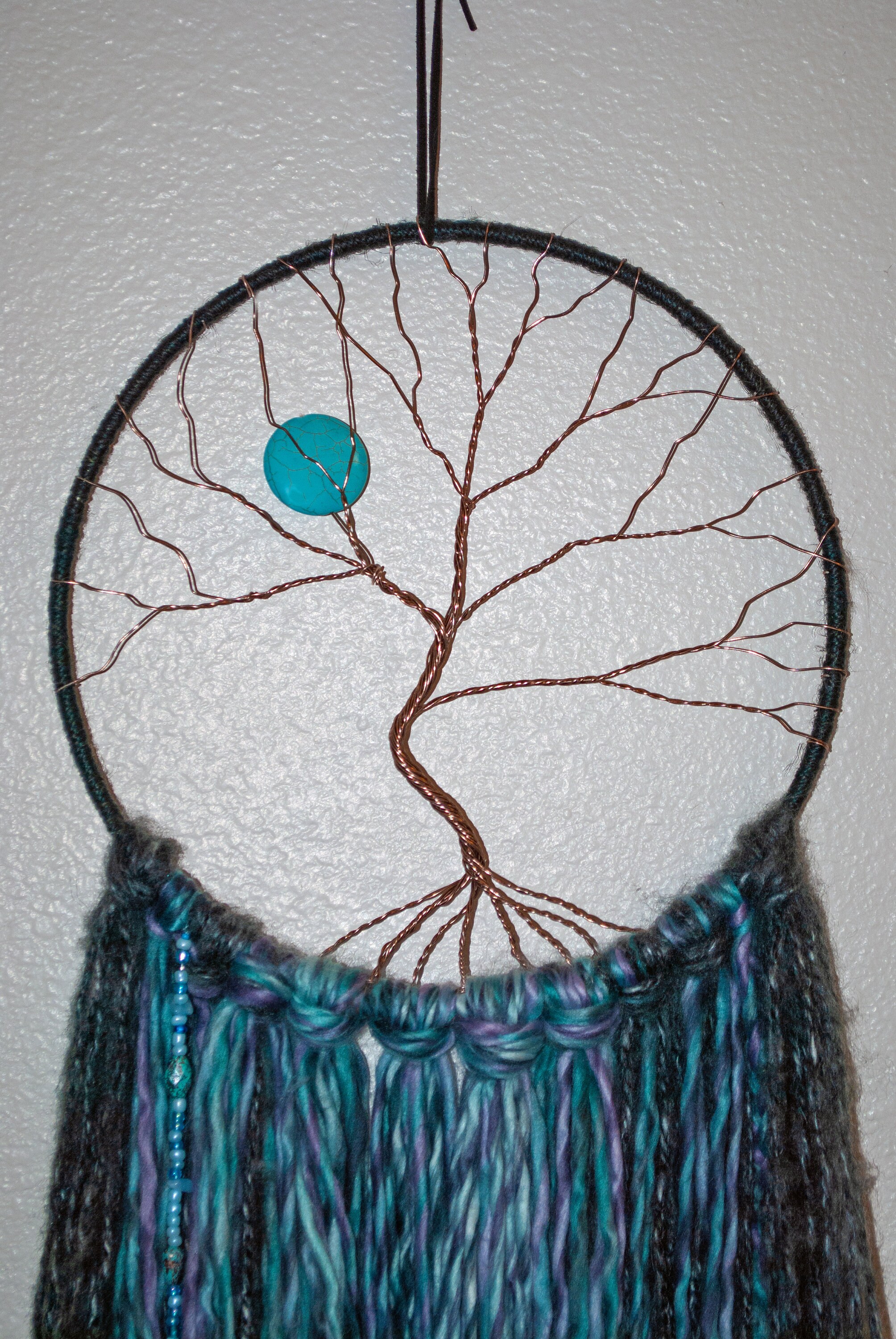Blue Moon Tree of Life Boho Wall Art - Etsy