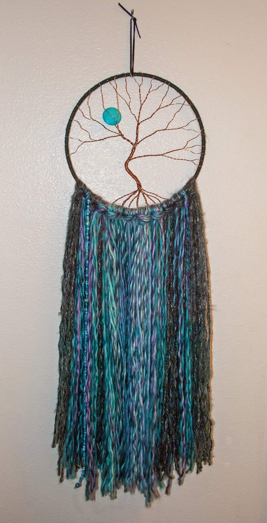 Blue Moon Tree of Life Boho Wall Art - Etsy