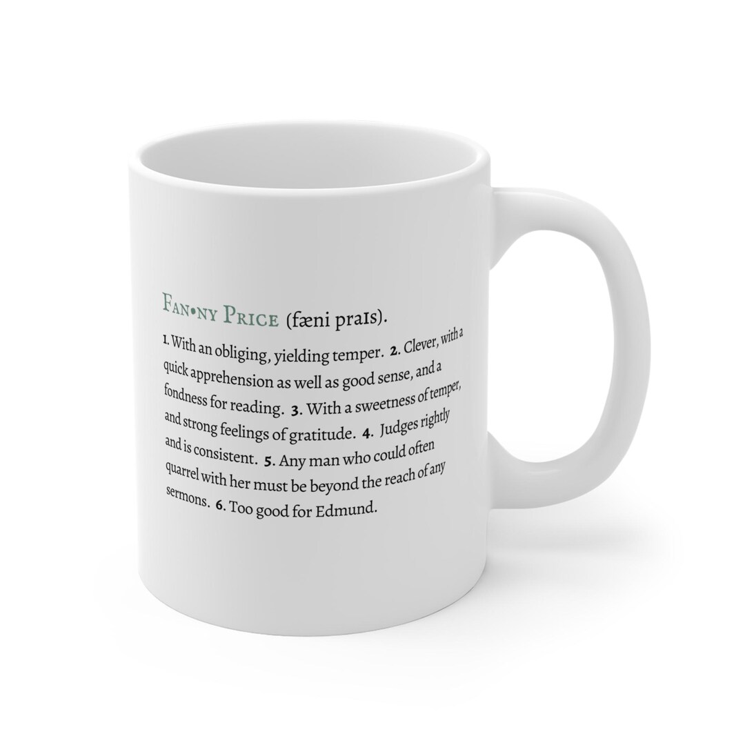 Taza Fanny Price de 325 ml - Colección "Definición del personaje de ...