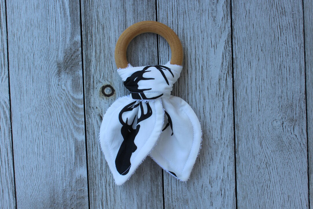 Deer Head Teether Deer Teether Maple Teether Baby Boy Teether Baby Boy ...