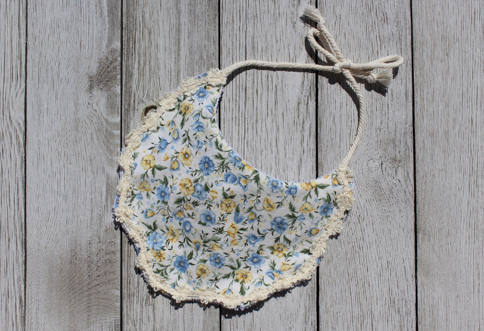 Scallop Baby Bib Baby Girl Bib Baby Girl Boho Baby Bib - Etsy