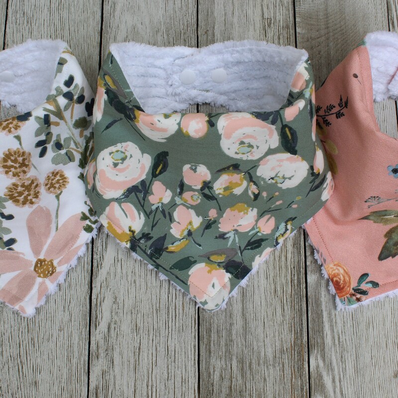 Baby Girl Bibs - Etsy