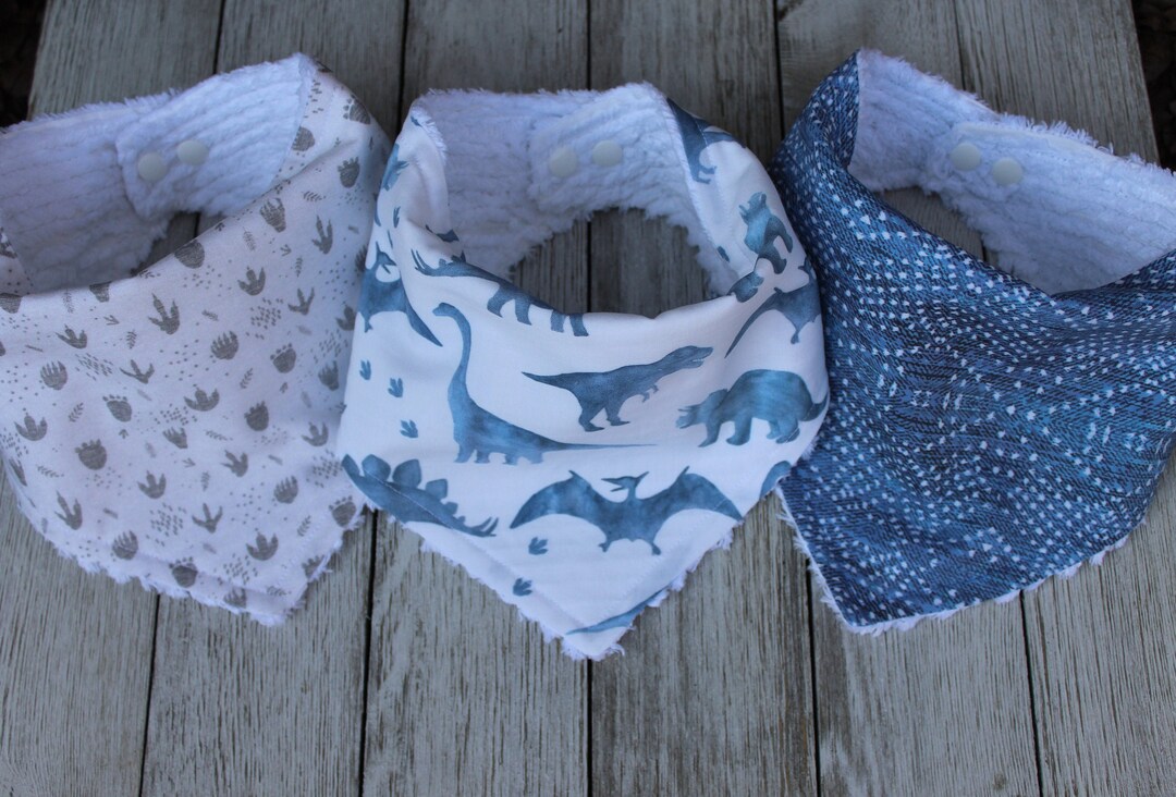 Dinosaur Baby Bib | Drool Bib | Dinosaur Baby Shower Gift | Baby Boy ...