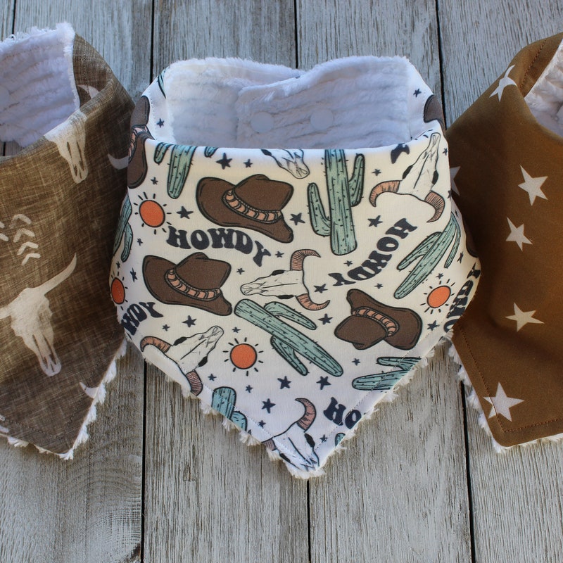 Cowboy Bib - Etsy