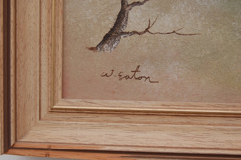 W Eaton, oil painting on canvas, framed. Country scene - Etsy.de