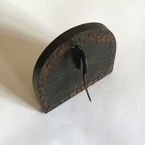 Vintage Solid Brass Islamic Sundial Sun Dial, Garden Decor, Garden ...