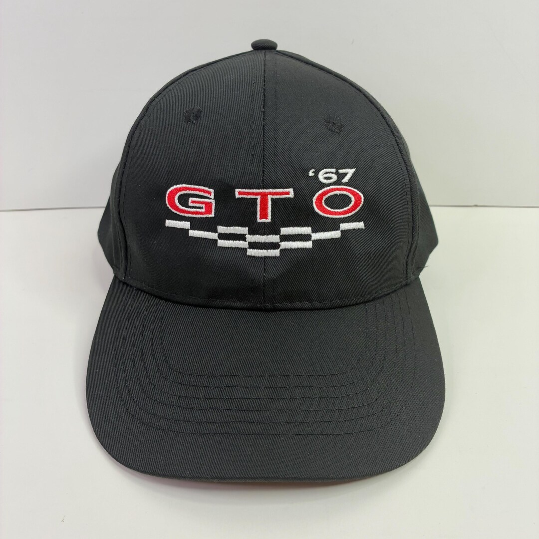 1967 Pontiac GTO Hat 67 Black Baseball Cap Muscle Car Embroidered Hat ...