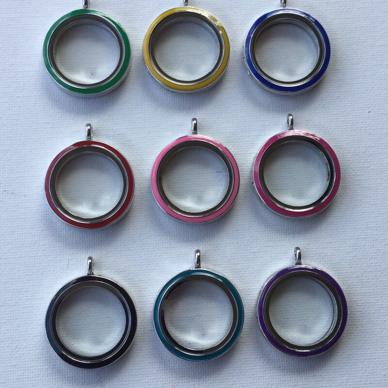 Floating Heart Lockets - Etsy