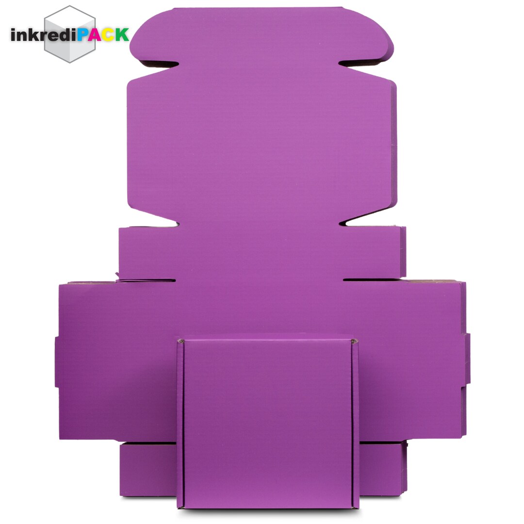 Inkredipack™ Easy Fold Corrugated Matte Finish Gift Box, Shipping Box ...
