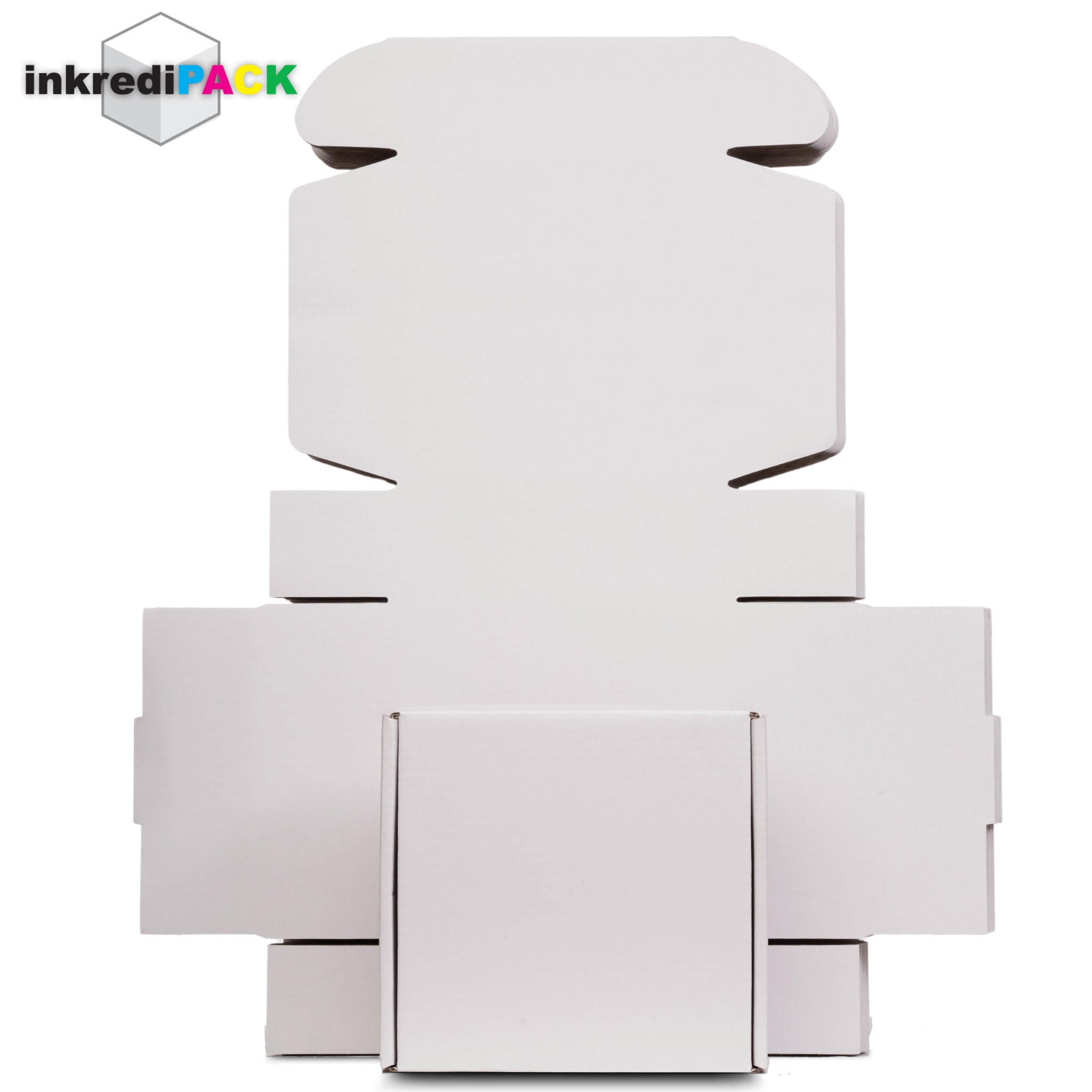 Inkredipack™ Easy Fold Corrugated Matte Finish Gift Box, Gift Box ...