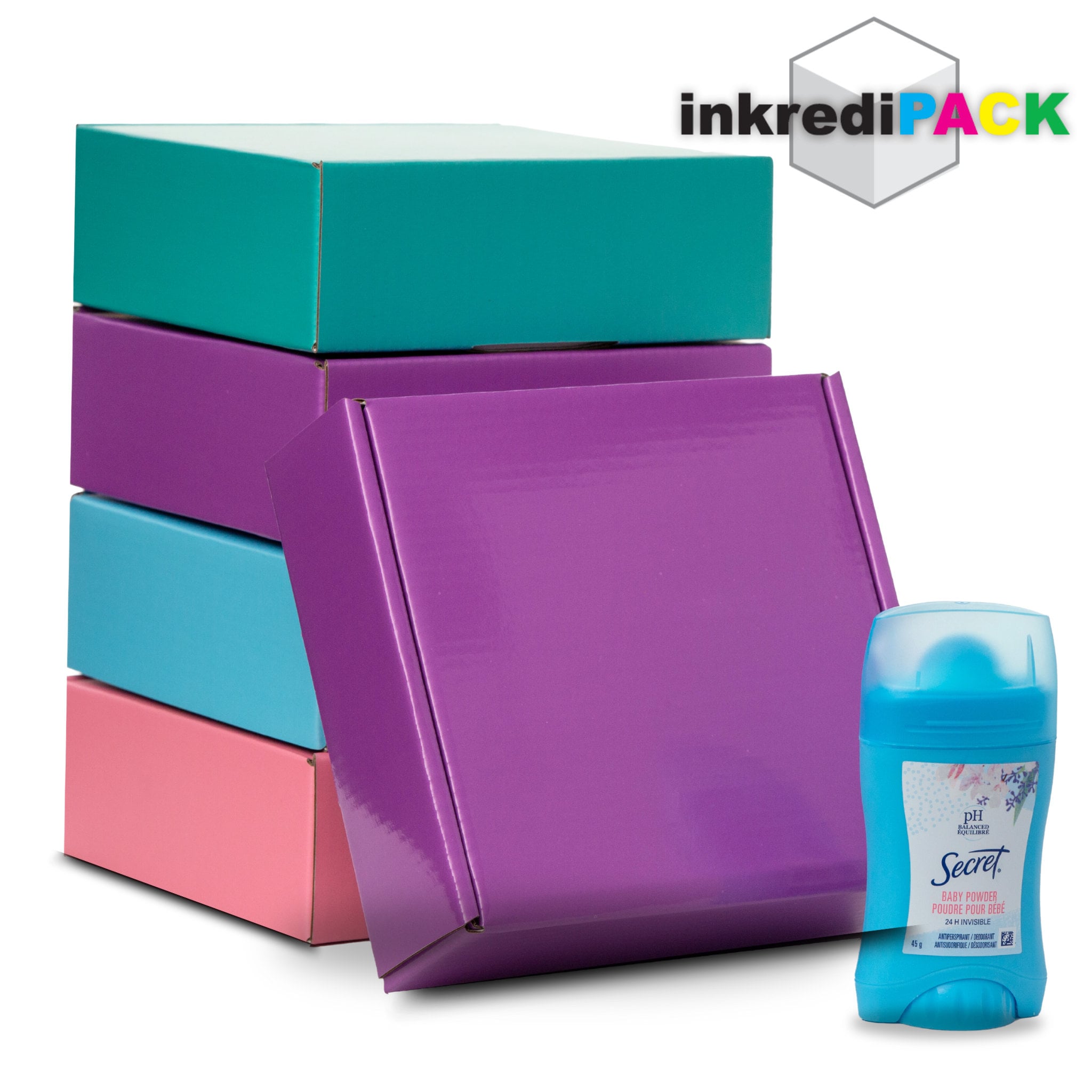 Inkredipack™ Easy Fold Corrugated Glossy Finish Gift Box, Shipping Box ...