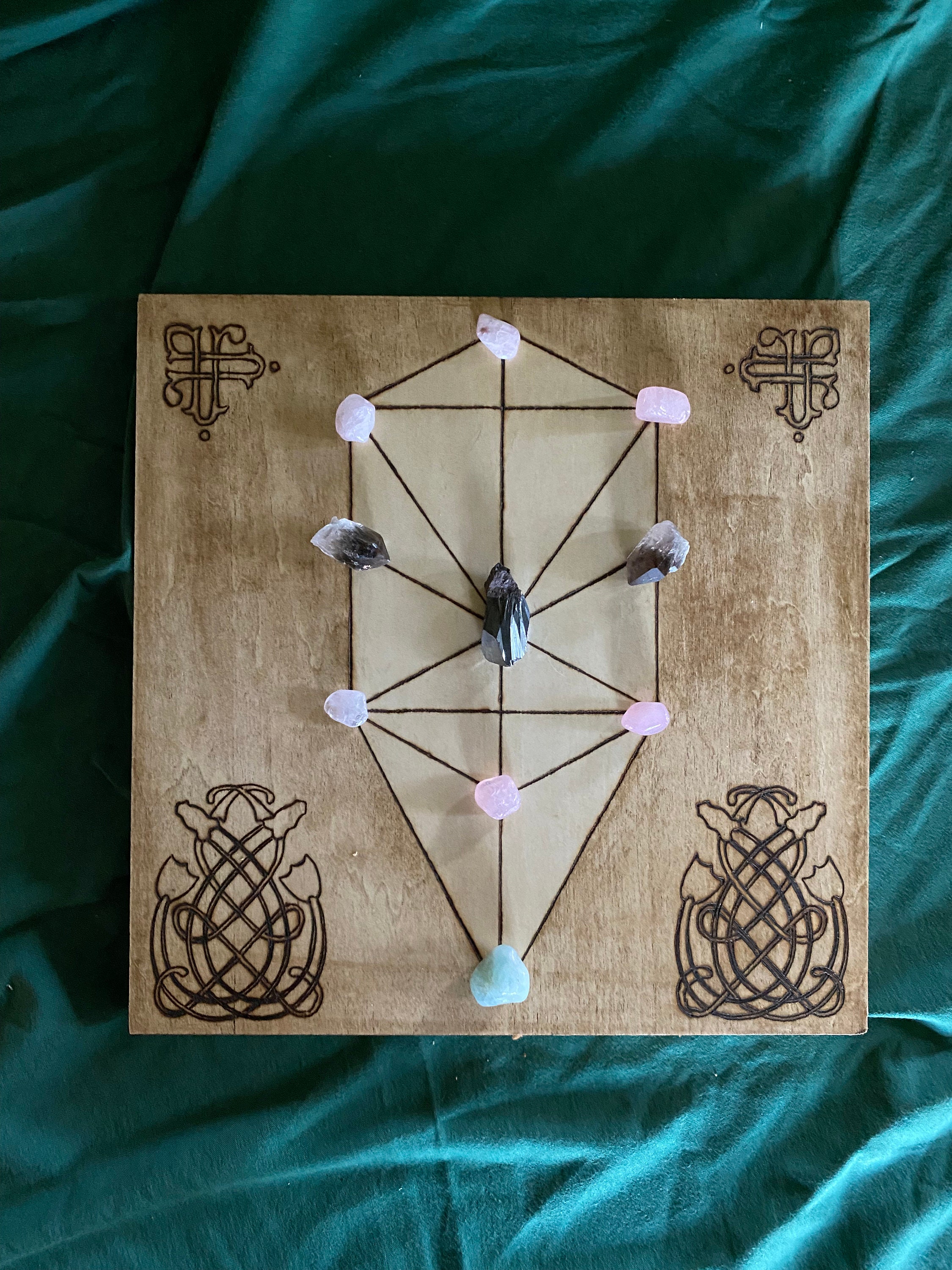 Crystal Grid - Kabalistic Tree of Life - Etsy UK