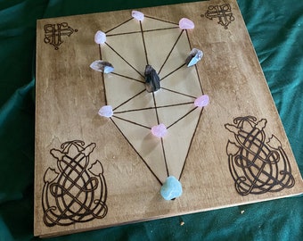 Celtic Tree of Life Crystal Grid - Etsy