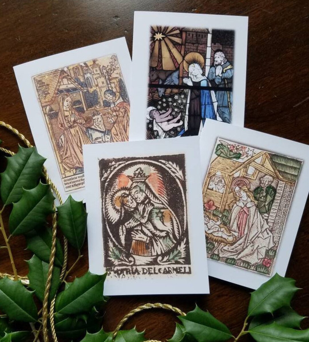 Christmas Card Set | 4 Unique Ethnic Nativities | Religious Christmas ...