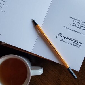 First Reconciliation Card | Happy First Reconciliation | First ...