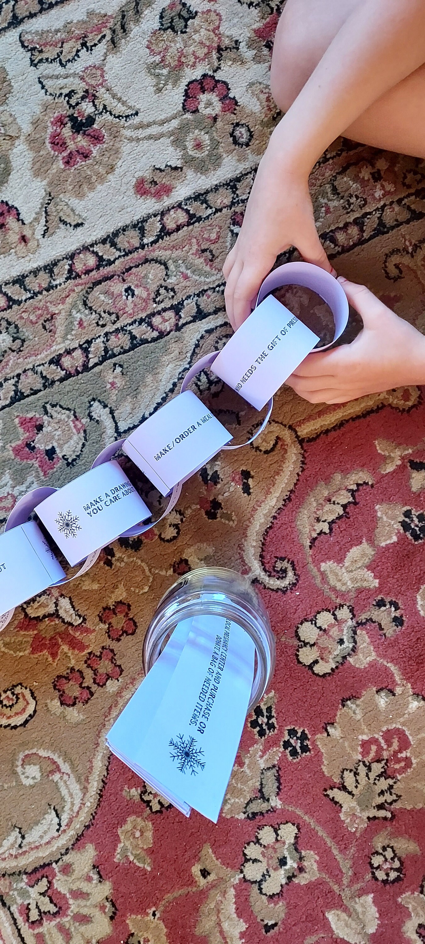 Printable Family Advent Chain Catholic Advent Activity Chain Advent ...