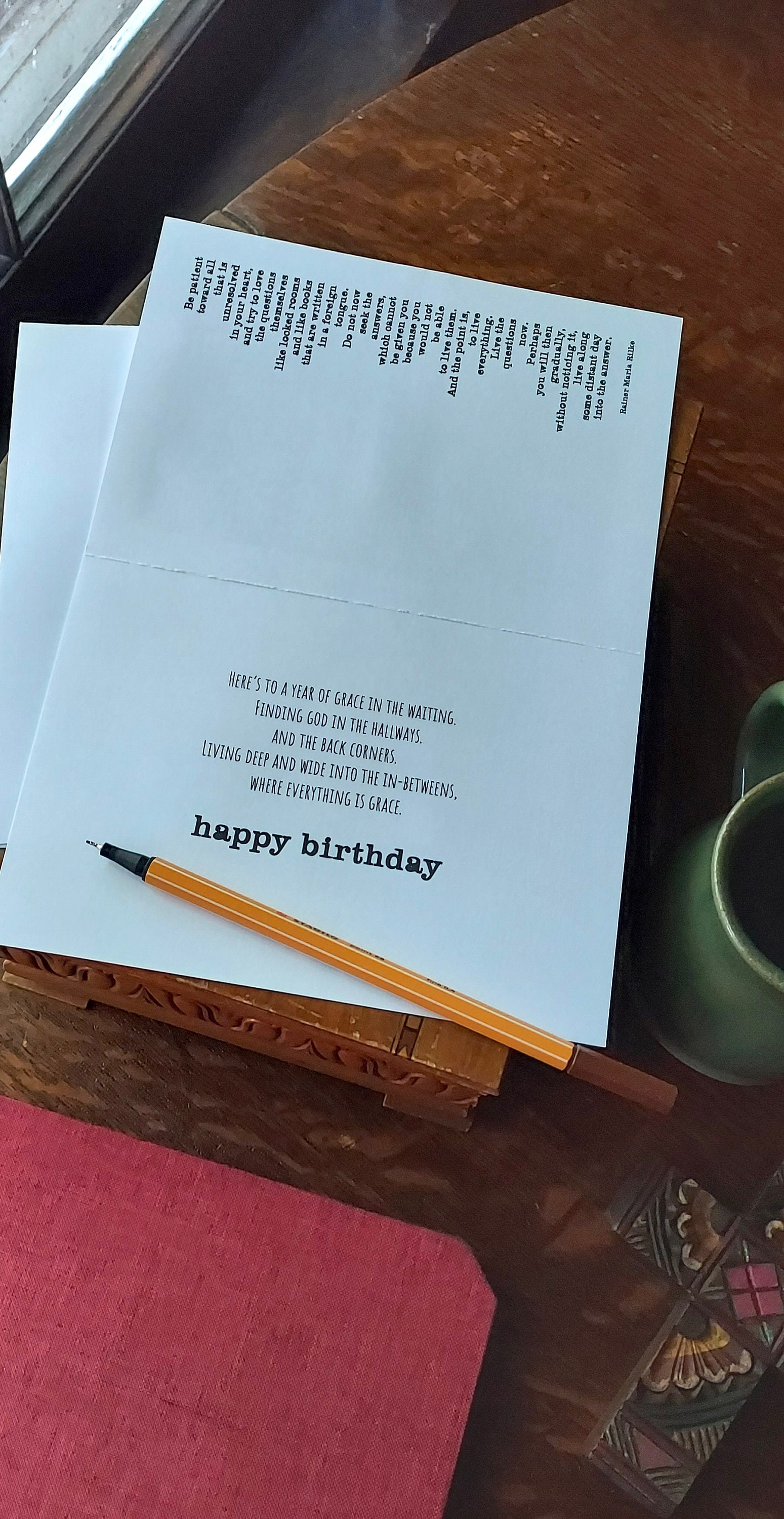 Birthday Card Support Birthday Card Religious Birthday - Etsy