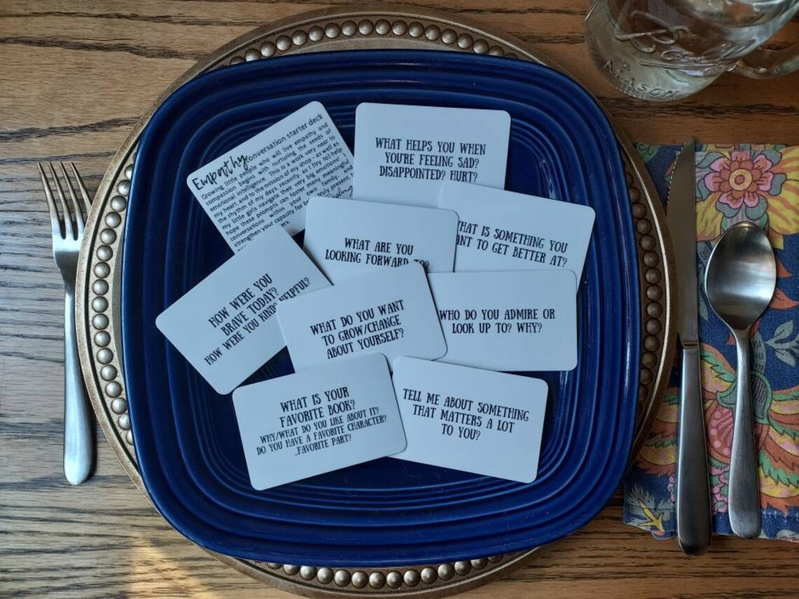 Printable Conversation Starters EMPATHY Digital Download | Etsy