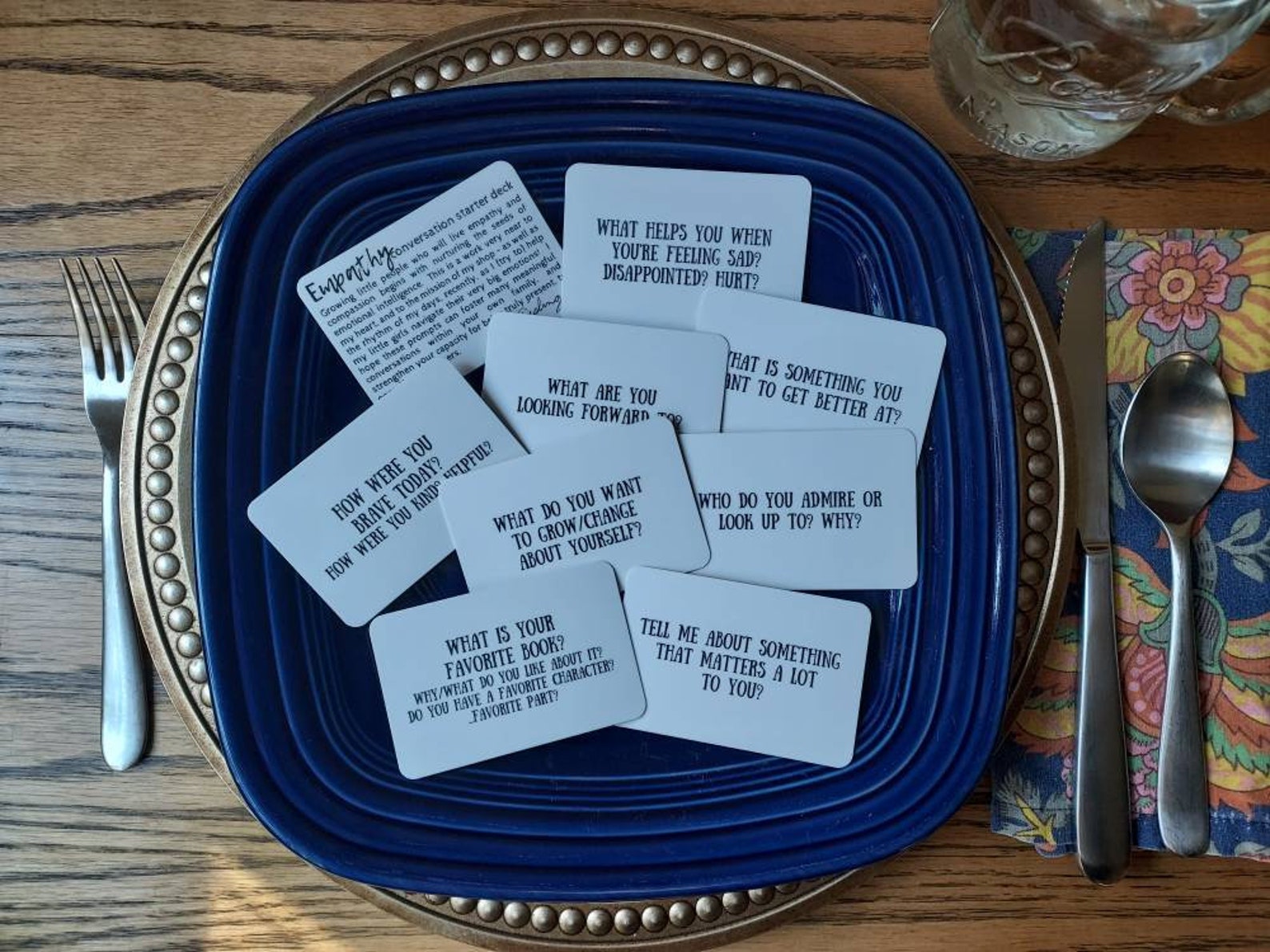 Printable Conversation Starters EMPATHY Digital Download | Etsy