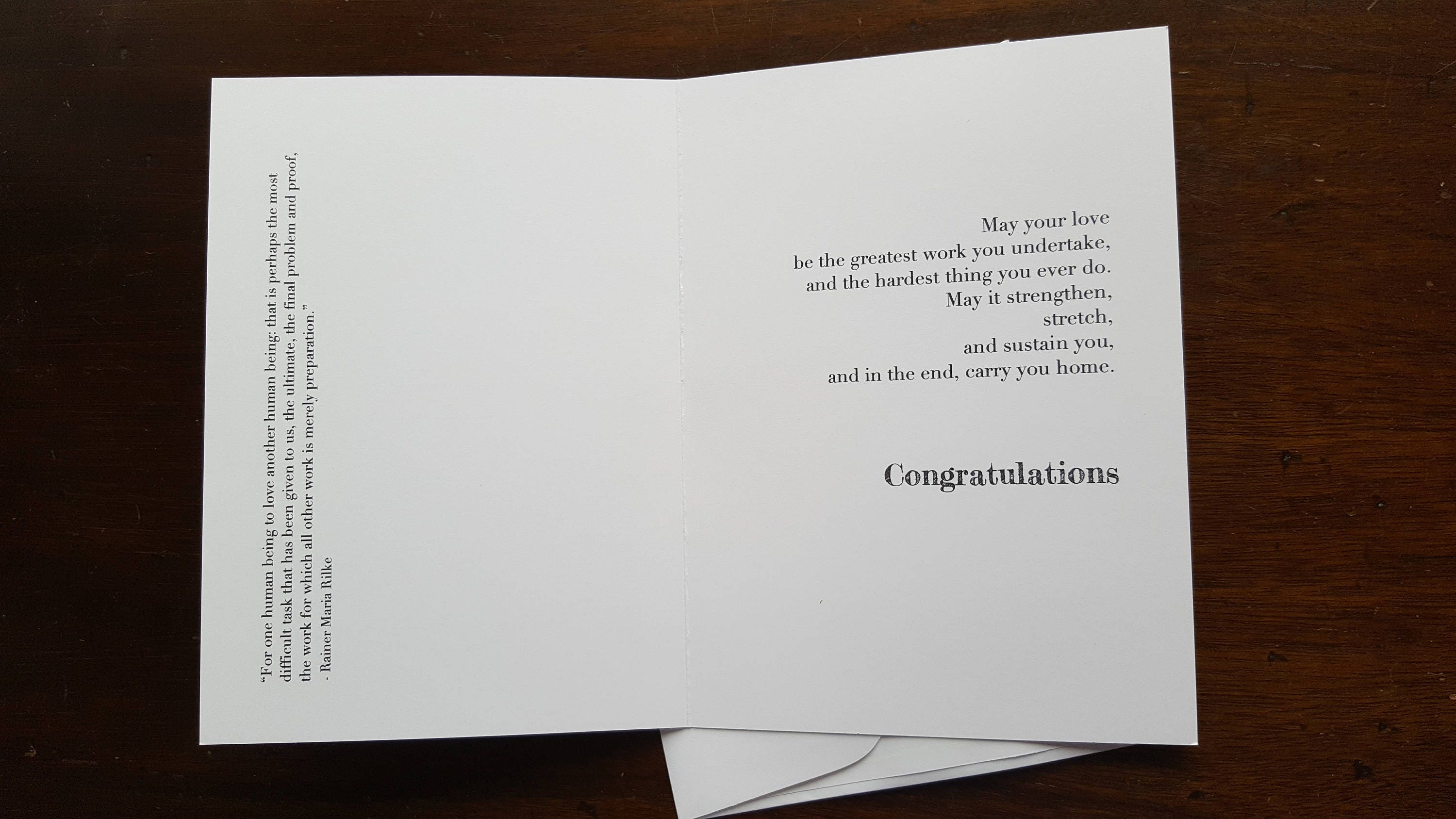 Wedding Card | Religious Wedding Card | Congratulations on Your Wedding ...