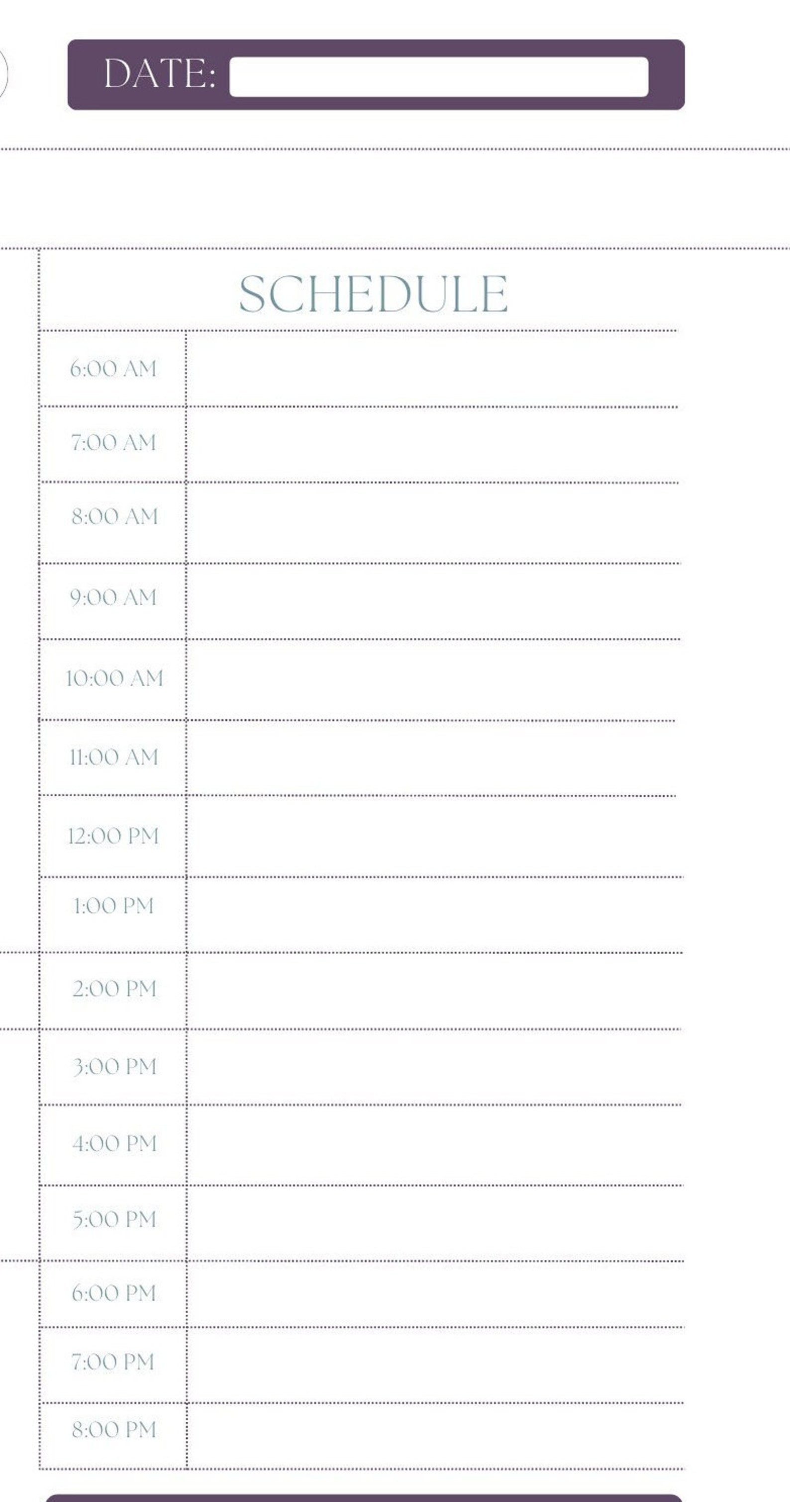 Daily Planner, Good Notes Planner, Instant Download - Etsy