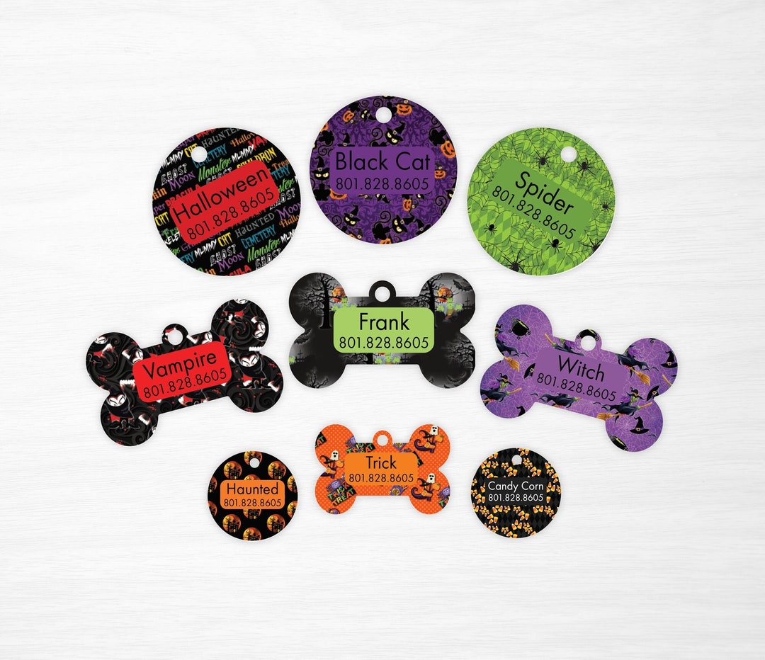 Halloween Fun Collection - Personalized Pet Tags, Dog Tags for Dogs ...