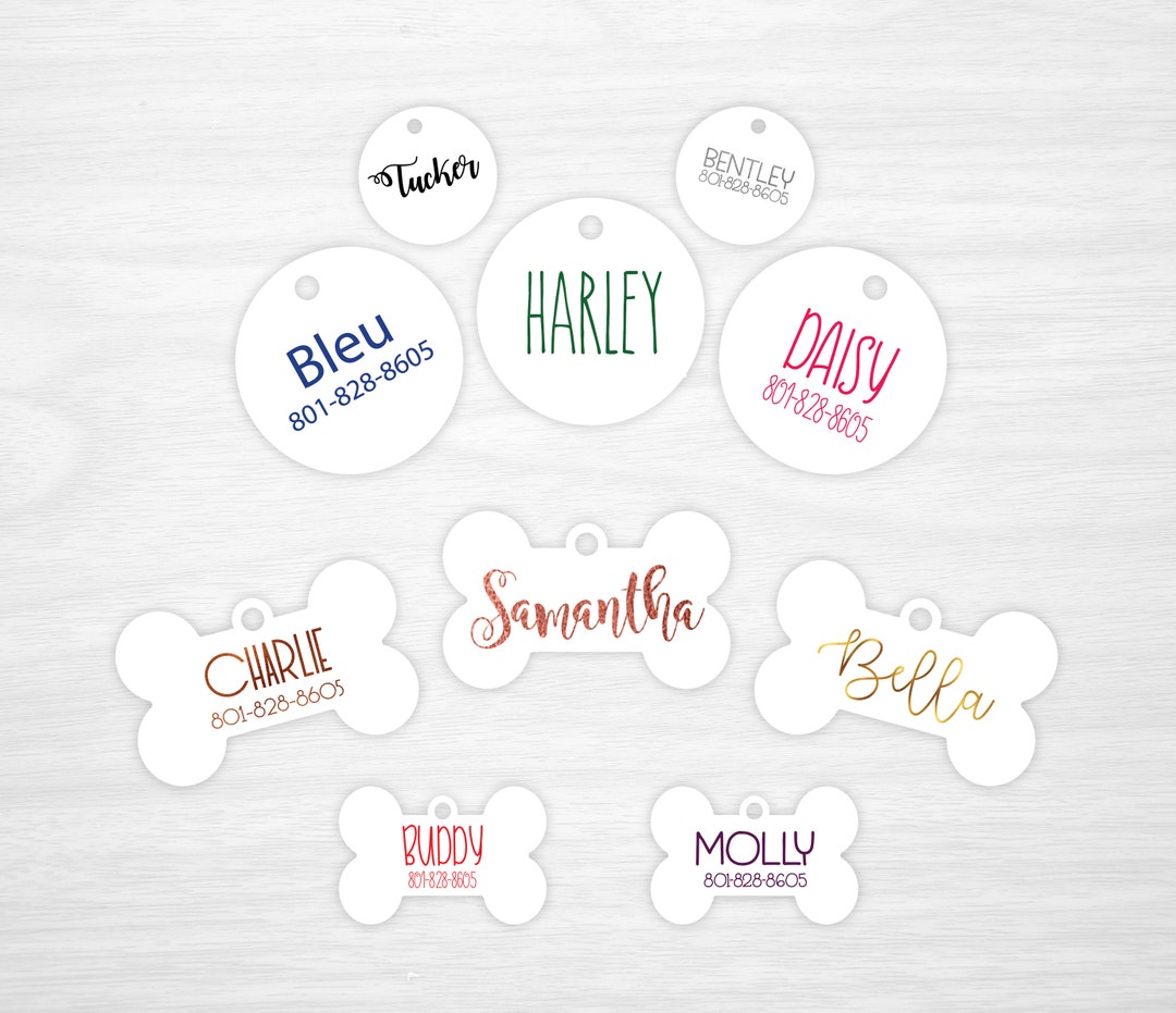 Create Your Own Tag! Personalized Pet Tags, Dog Tags for Dogs, Cat Tags ...